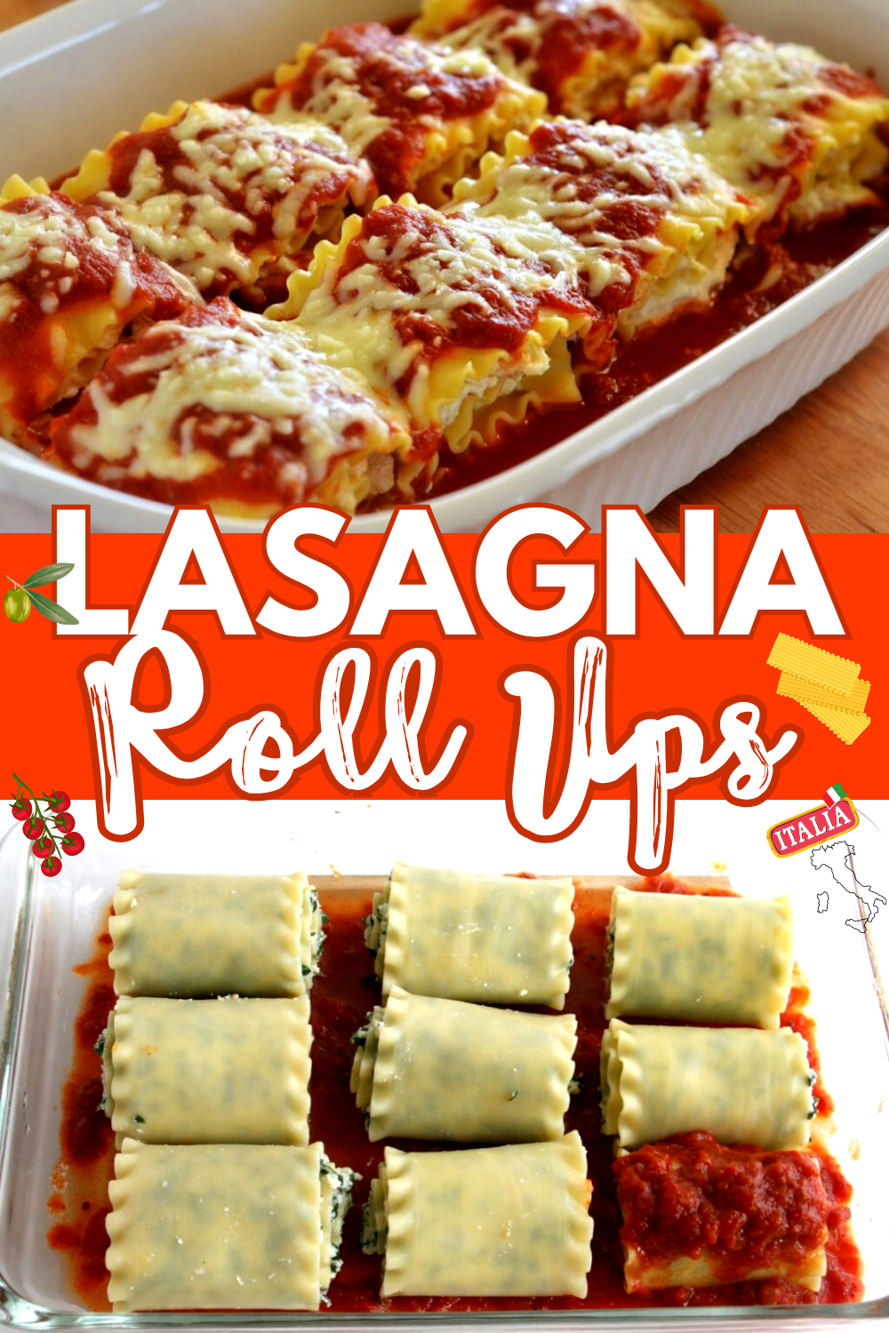 Lasagna Rolls Ups – Recipe Pastry Blog